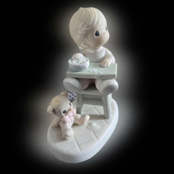 Precious Moments | Art | Precious Moments Babys First Meal Collectible ...